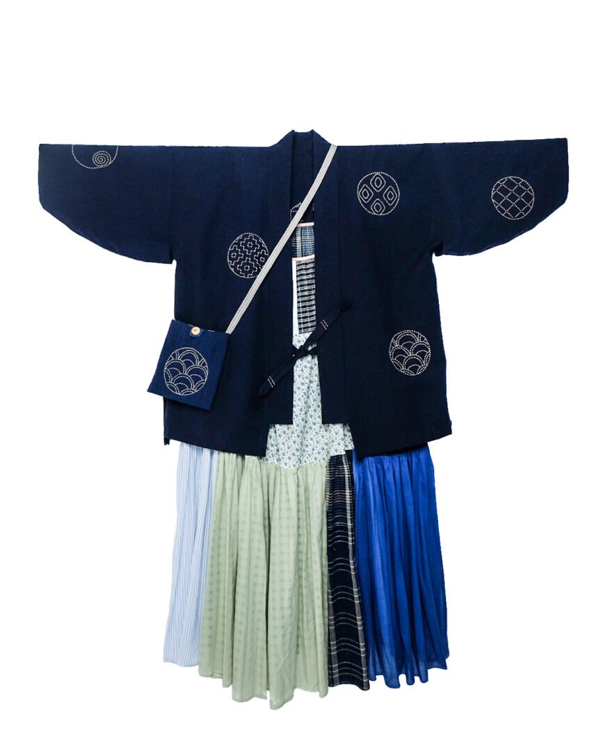 Hippari Jacket with Sashiko Stitching - Tatter