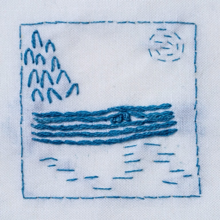 Embroidery as Drawing - Tatter