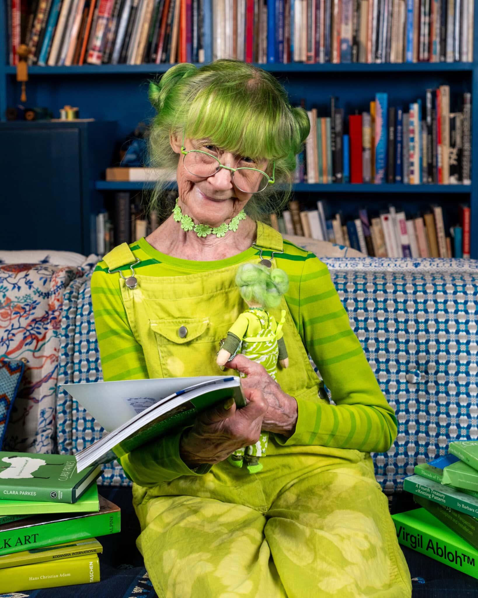 The Green Lady in the Blue Library - Tatter