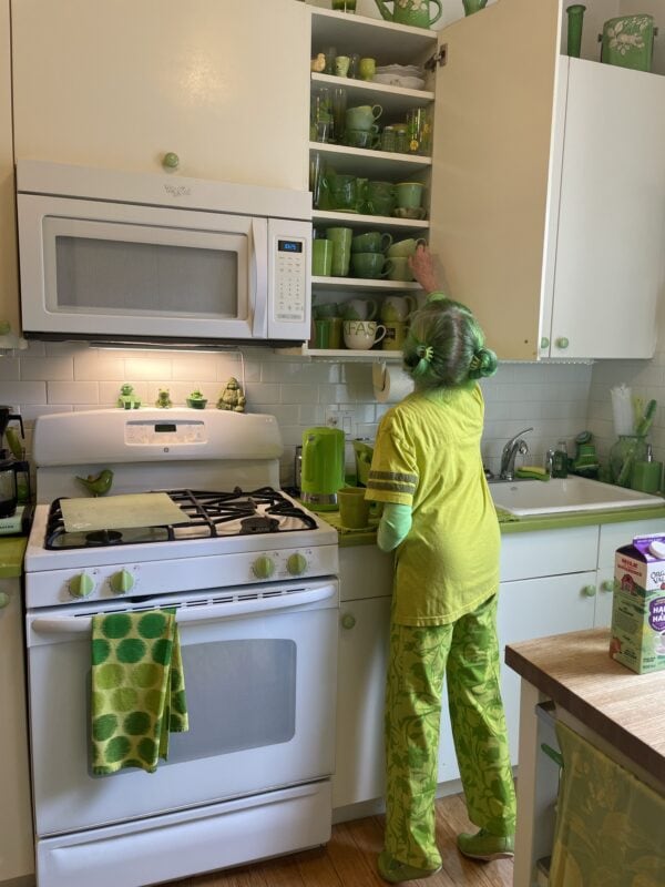 The Green Lady in the Blue Library - Tatter